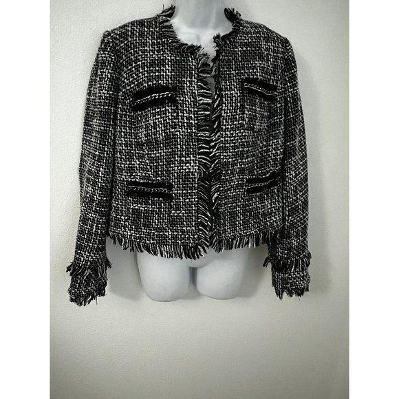 INC International Concepts | Jackets & Coats | Inc Tweed Cropped Jacket ...